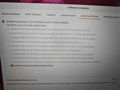 unbuntu 22 04 nvidia drivers not istalled ask ubuntu