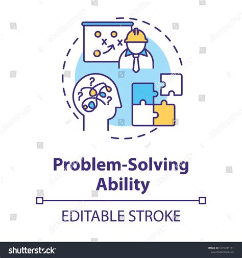 Problem Solving Ability Concept Icon Analytical Stock Vector Royalty Free 1670281111