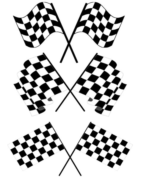 Checkered Flags Stock Vector Dvargg 6373993