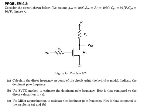 Problem 9 2 Consider The Circuit Shown Below We