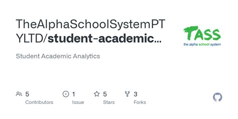 Github Thealphaschoolsystemptyltdstudent Academic Analytics Student