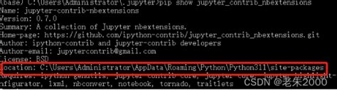 Jupyter Notebook插件安装及常用插件jupyter插件管理器 Csdn博客