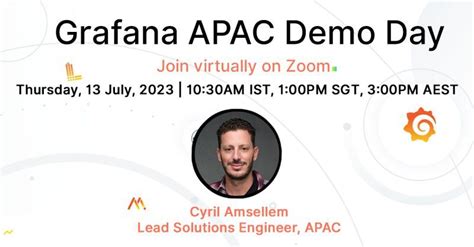 Grafana Labs On Linkedin Thursday 13 July 2023 At 1030am Ist 1