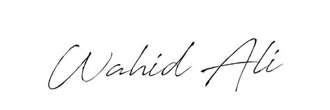 74 Wahid Ali Name Signature Style Ideas Awesome Esignature