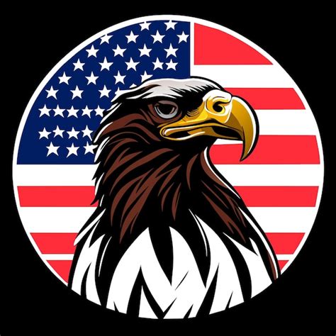 Premium Vector American Tradition Bald Eagle Graphic