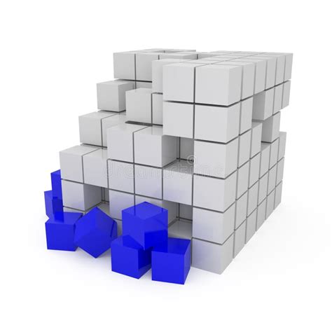 Abstract Red Blocks Stock Illustration Illustration Of Background 16642926