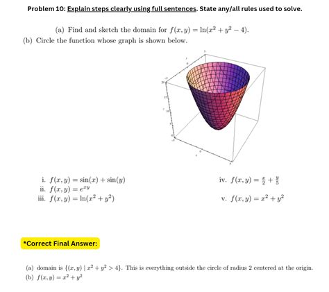 solved problem 10 explain steps clearly using full