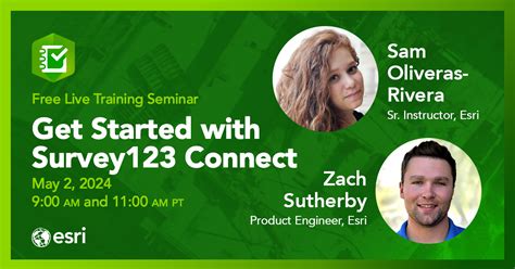 Live Training Seminar Get Started With Survey123 Esri Community