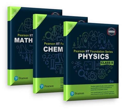 Pearson Iit Foundation Series For Class 8 Set Of 3 Buy Pearson Iit