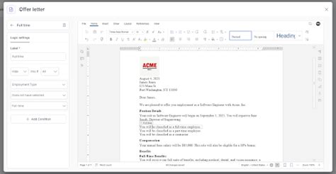 Use Conditional Logic To Show Or Hide Content In Your Streamline Documents Streamline