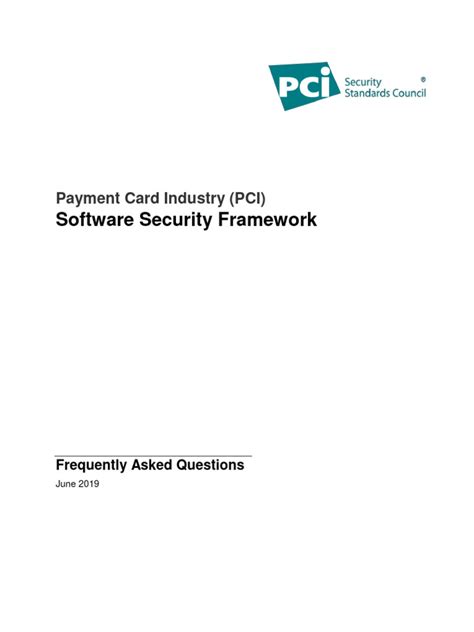Faqs For Pci Software Security Framework V2 Pdf Payment Card