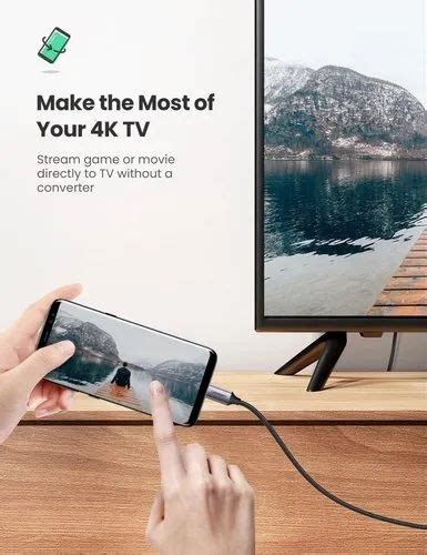 Black Pvc Ugreen Usb C To Hdmi Cable K Hz Gbps Connector Type A Type At Rs