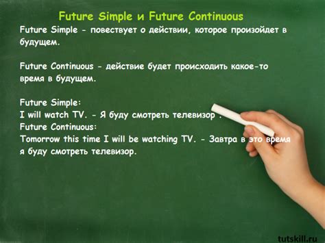 Future Continuous правила употребления
