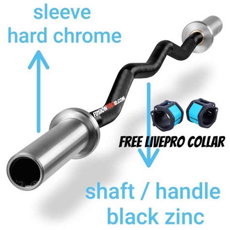 Jual Stick Barbel Ez Curl Bar Ob 47 200lbs 8kg 1 2m Olympic Bar Nebula