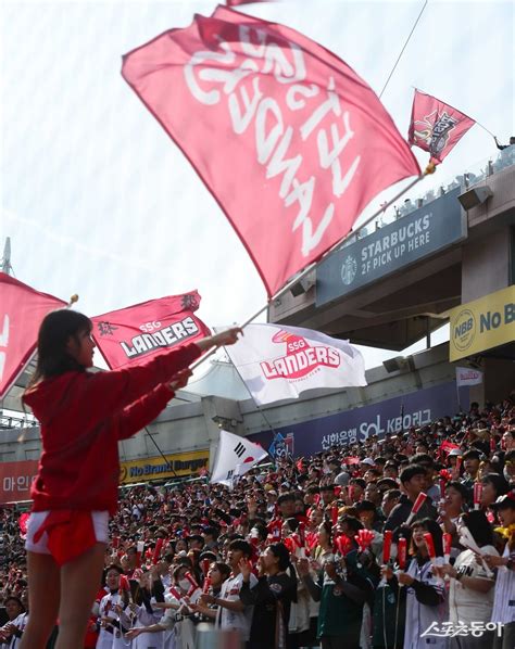랜더스필드에 가득한 응원 깃발 포토 ｜스포츠동아