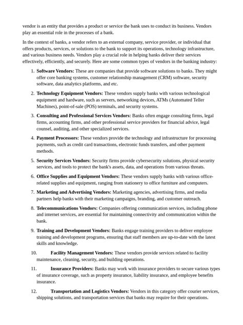 Vendor Management System Pdf Computer Security Security