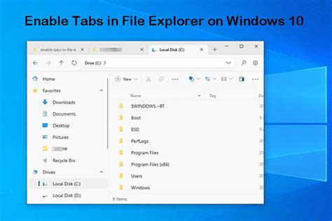 Universal Ways To Enable File Explorer Tabs On Windows