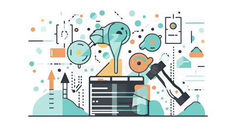 A Text Mining Icon Representing The Extraction Of Valuable Information From Unstructured Text