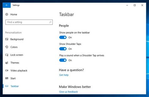 How To Remove The People Bar In Windows