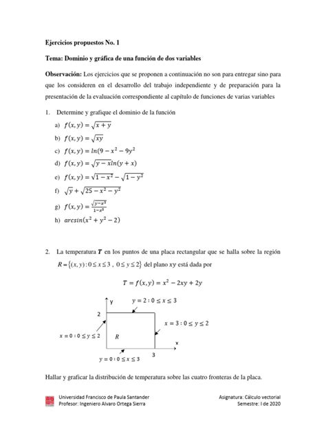 Funciones De Varias Variables Pdf Degradado Triángulo