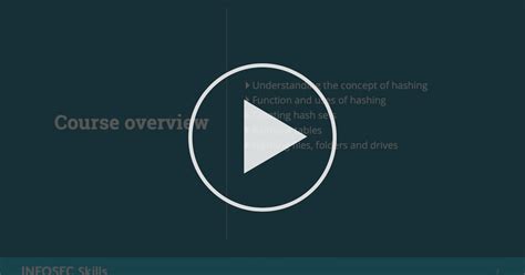 The Function And Uses Of Hashing Hash Values And File Hashing Coursera