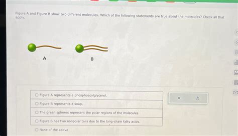 Solved Figure A And Figure B Show Two Different Molecules