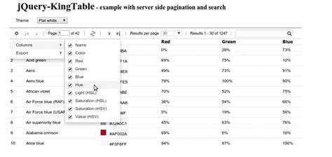 10 Jquery Plugins To Enhance Tables Learning Jquery
