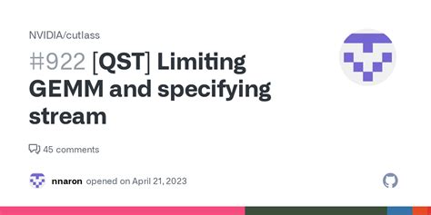 Limiting Gemm And Specifying Stream · Issue 922 · Nvidiacutlass · Github