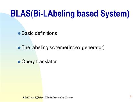 Ppt Blas An Efficient Xpath Processing System Powerpoint