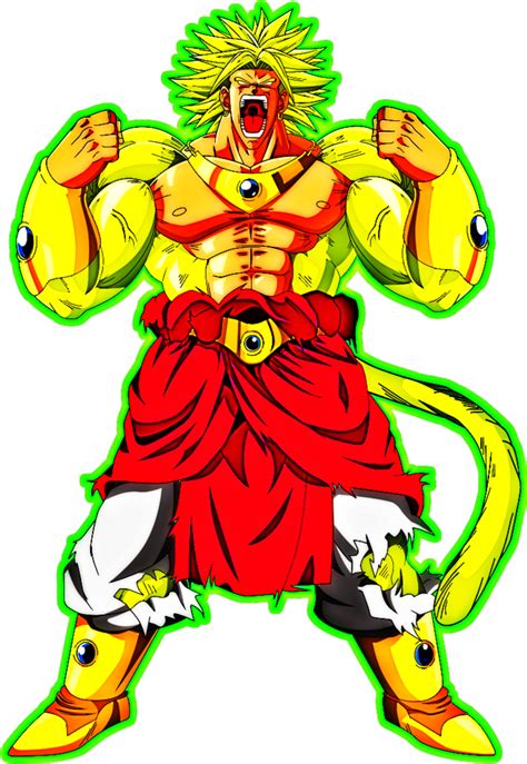 Dbz Broly Lssj4 Saiyan Fury By Darkuchiha7 On Deviantart