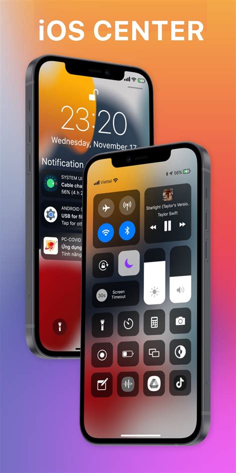 ios center x home bar for android download
