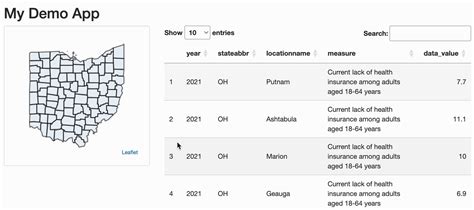 Interactive Map Filter In Shiny R Bloggers