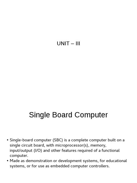 An Overview Of Key Technologies For Internet Of Things Iot Systems Single Board Computers