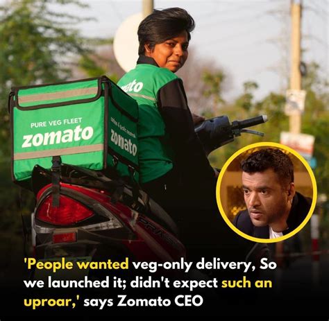 Zomato Vegetarian Customercentricity Startups Fooddelivery India Customerinsights
