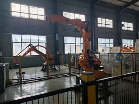 A 6 Axis Robot For Handling Loading And Palletizing Materials In