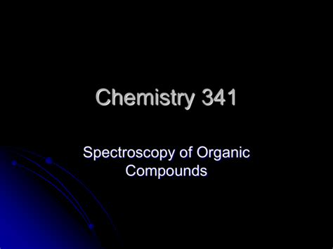 Spectroscopy Powerpoint Slides