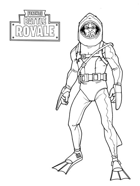 34 Free Printable Fortnite Coloring Pages