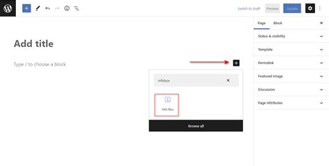 Info Box Block Radius Blocks Documentation