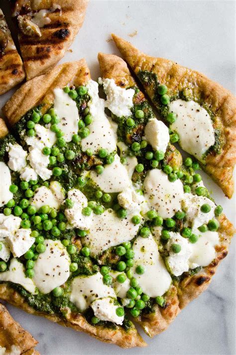 Pesto Pea Pizza Whats Gaby Cooking