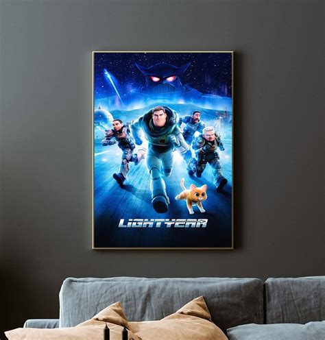 Lightyear 2022 Buzz Lightyear Animation Movie Cover Poster Lightyear