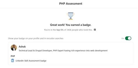 Linkedinskillassessment Linkedinskillassessment Ashok Gharpankar