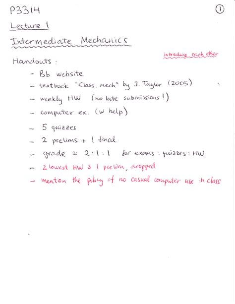 Lec01 Class Notes P33 Tll Lectrne T Tv