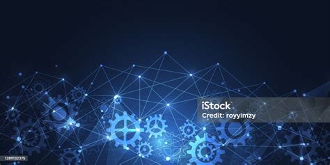인터넷 연결 과학 기술의 추상적 인 감각 및 기술 그래픽 디자인 배경 벡터 일러스트레이션 0명에 대한 스톡 벡터 아트 및 기타 이미지 Istock