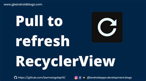 Swipepull To Refresh Recyclerview By Golap Gunjan Barman Medium