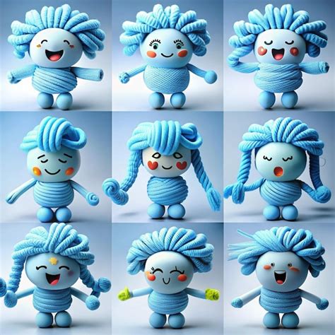 Adorable Cute Character Design Collection Premium Ai Generated Image