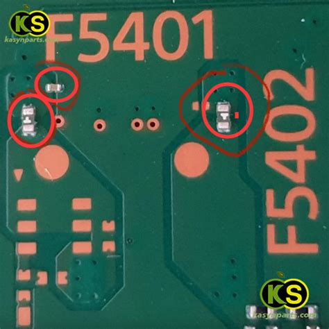 Ps5 Board Edm 020 F5401 F5402 Capacitor Fuse Set Kasynparts