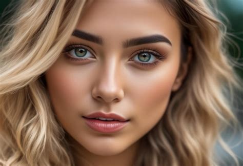 Premium Photo A Portrait Of Breathtakingly Gorgeous Exotic Beautiful