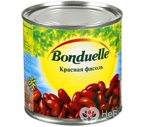 Фасоль Бондюэль красная консервированная калорийность полезные свойства пищевая ценность