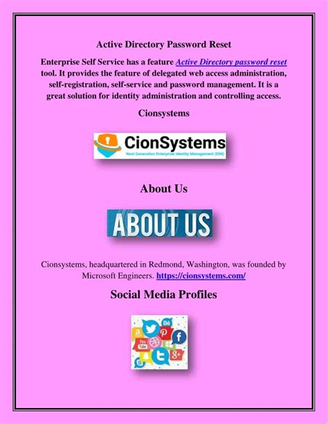 ppt active directory password reset powerpoint