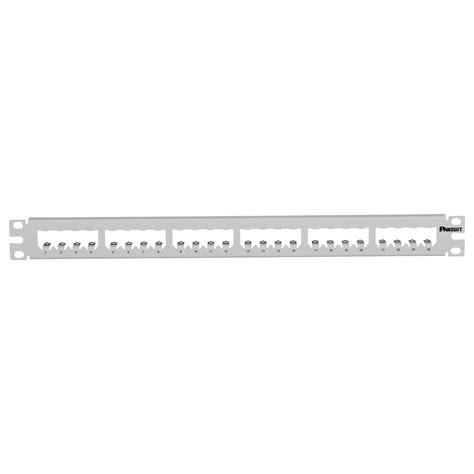 Panduit Cp24wh Mini Com 24 Port All Metal Patch Panel Gordon Electric Supply Inc